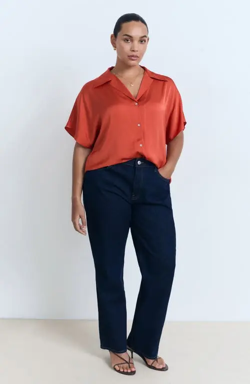 Mango Fluid Short Sleeve Shirt