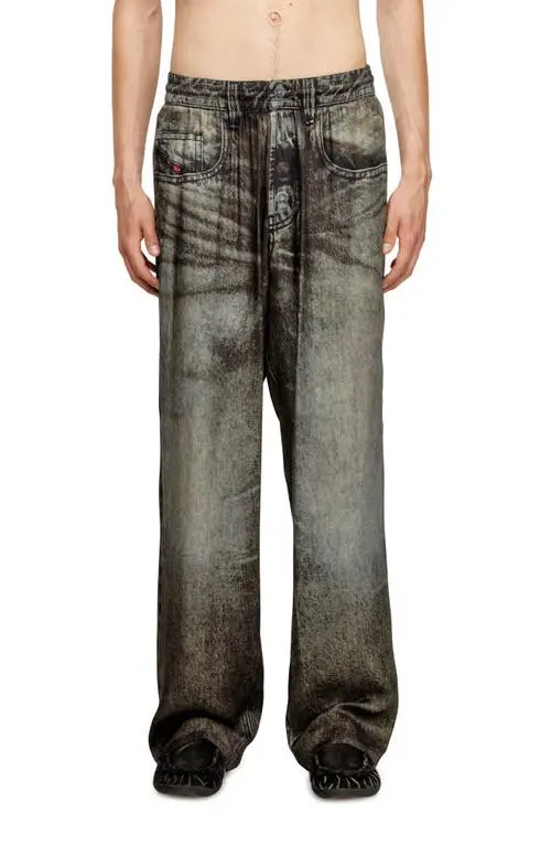 DIESEL® P-theck Denim Print Pants