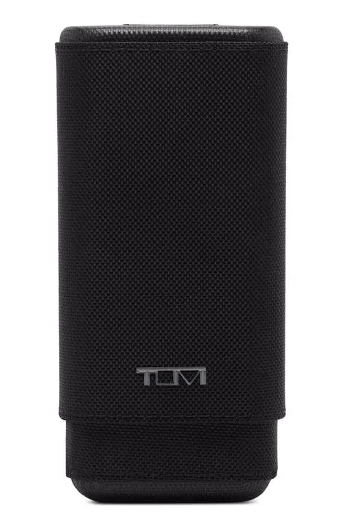 Tumi Leather Cigar Case - Black
