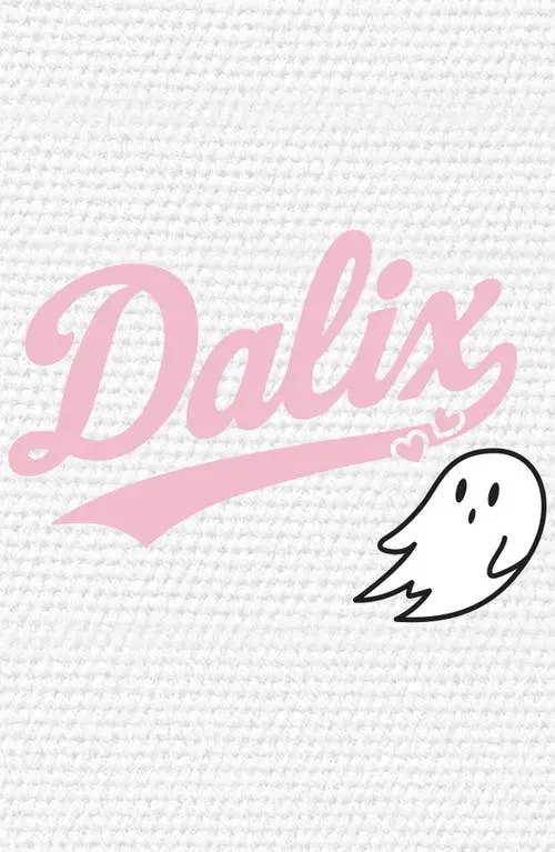 DALIX Heartly Ghost Baseball Varsity Shirt