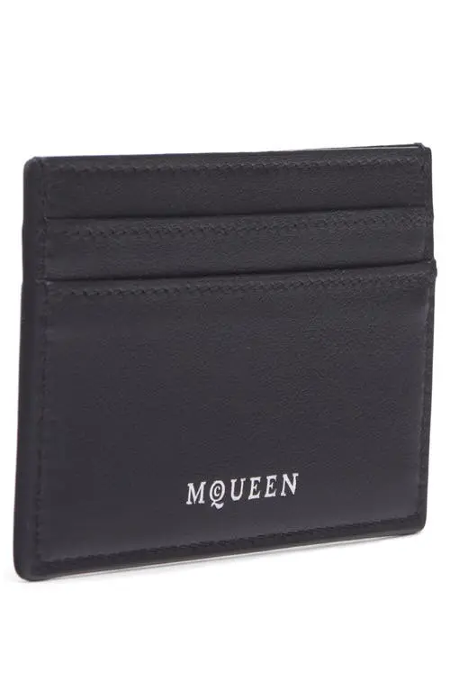 Alexander McQueen Leather Card Case