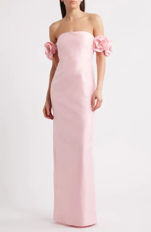 Likely Azi Off-the-shoulder Column Gown