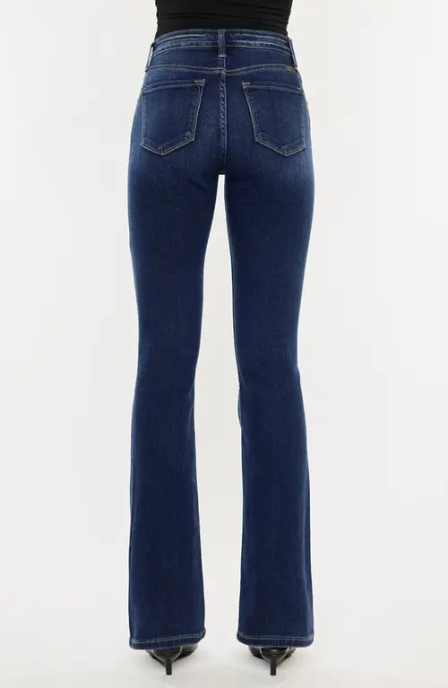 KANCAN High-rise Bootcut Jeans - Dark Wash