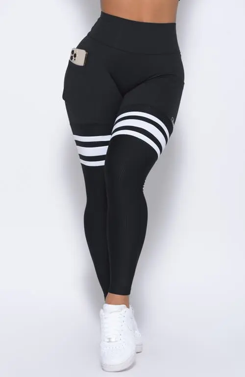 BOMBSHELL SPORTSWEAR Scrunch Thigh Highs - Midnight