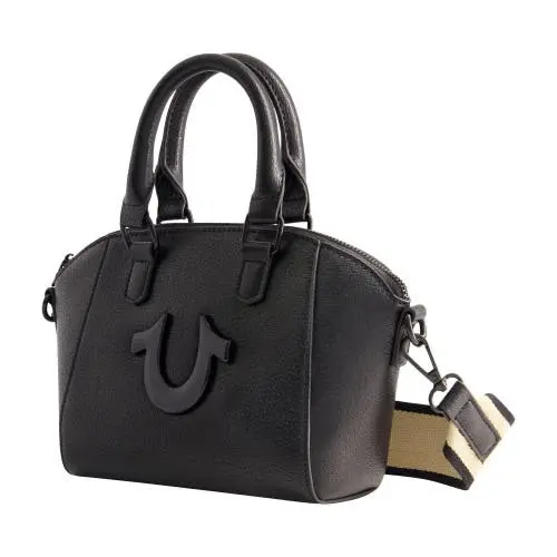 True Religion Logo Strap Mini Satchel
