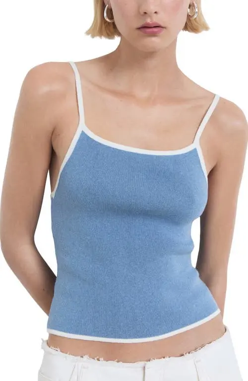 Mango Contrast Trim Strappy Back Camisole