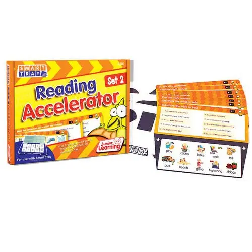 JUNIOR LEARNING Smart Tray Reading Accelerator Set - Multicolored