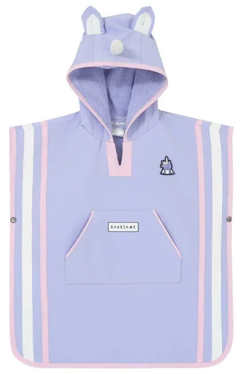 ROARSOME Poncho Towel - Light Purple