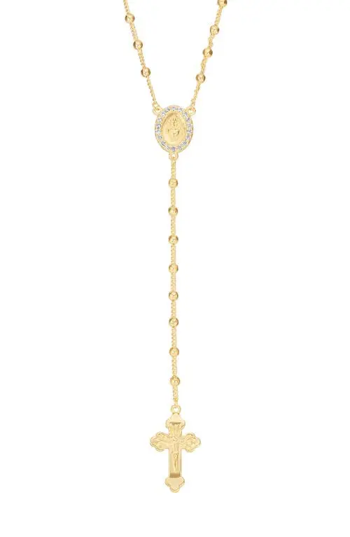 ATHRA LUXE Cross Y-necklace - Gold