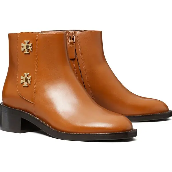 Tory Burch Turnlock Ankle Bootie - Sierra Cognac