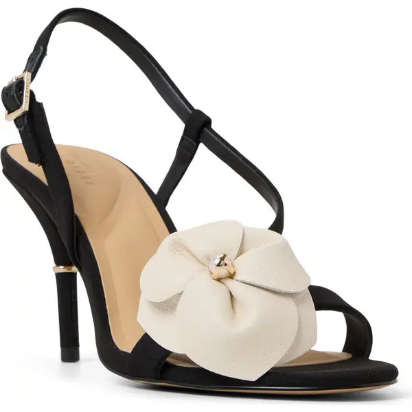 Ted Baker London Juliette Slingback Sandal - Black/white