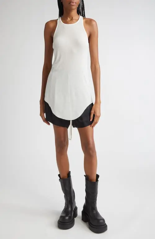 Rick Owens Basic Rib Tank - Milk