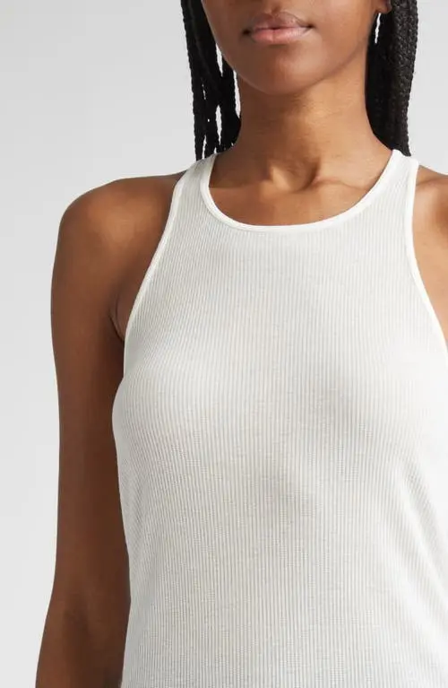Rick Owens Basic Rib Tank - Milk