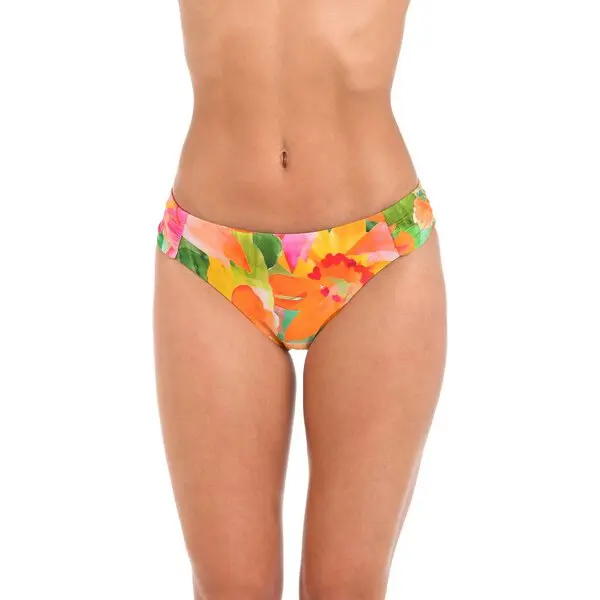 SUNSHINE 79 Utopia Shirred Bikini Bottoms - Yellow Multi