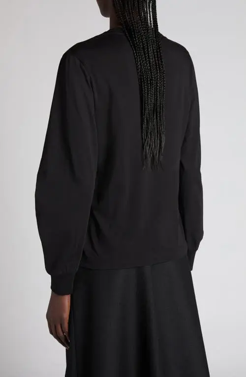 Moncler Pleated Long Sleeve T-shirt