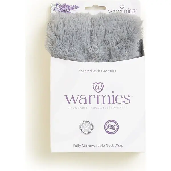 WARMIES Plush Neck Wrap - Dark Gray