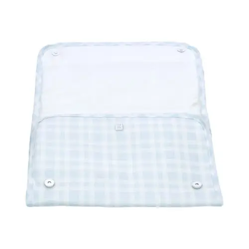 TRVL DESIGN Pimlico Plaid Changing Pad - Blue