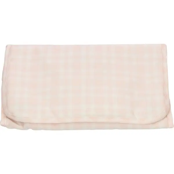 TRVL DESIGN Pimlico Plaid Changing Pad - Pink