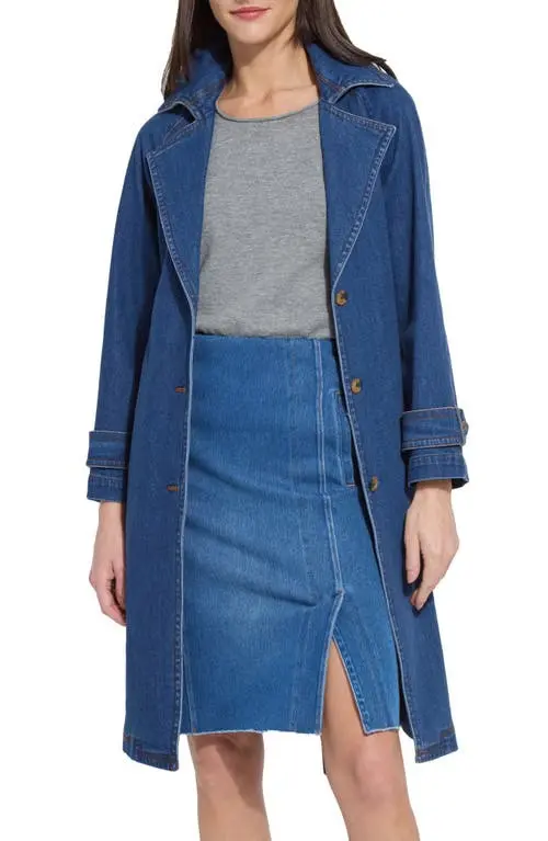Lyssé Paris Denim Trench Coat