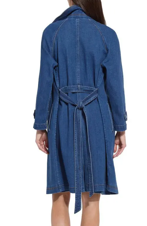 Lyssé Paris Denim Trench Coat