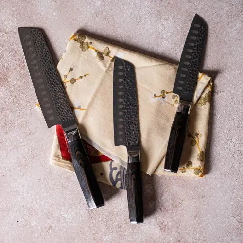 CUISINE::PRO Damashiro Emperor® 3-piece Santoku Set