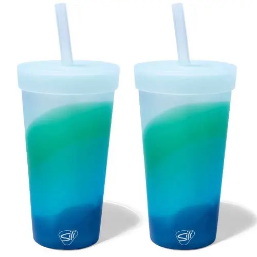 SILIPINT 22 Oz. Silicone Straw Tumbler