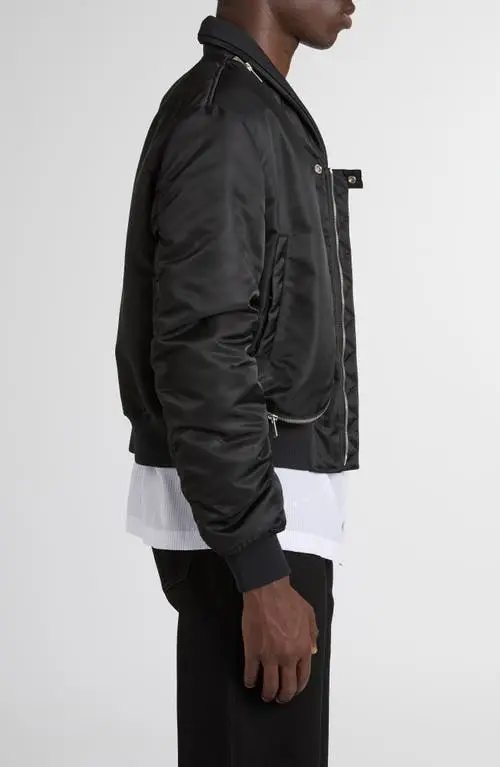Alexander McQueen Technical Crop Bomber Jacket