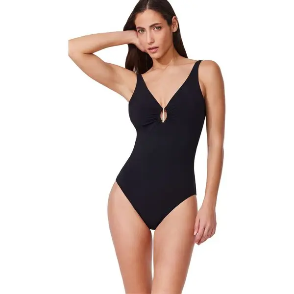 GOTTEX Beyond Time V-neck One Piece - Black