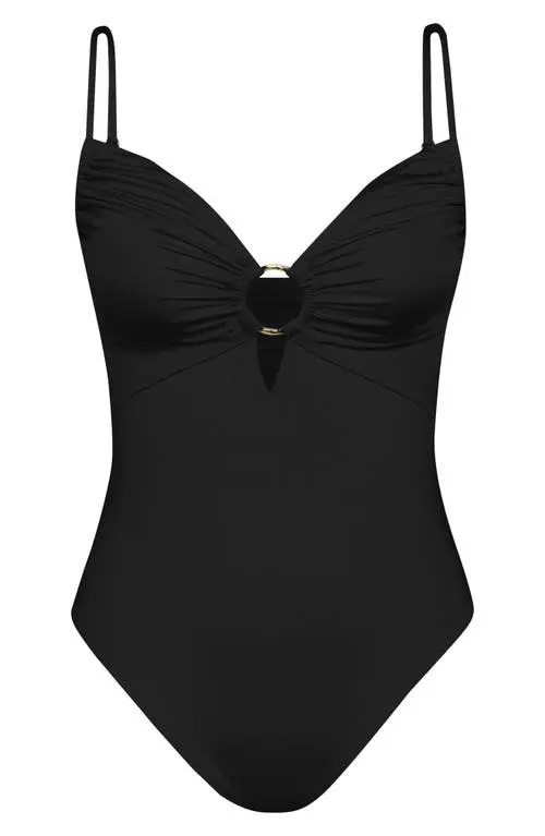 SUNSHINE 79 Solid Sweetheart One-piece Swimsuit
