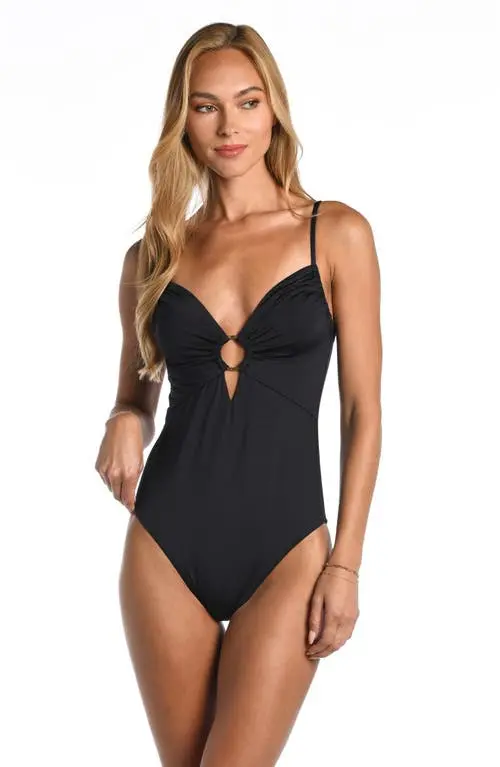 SUNSHINE 79 Solid Sweetheart One-piece Swimsuit