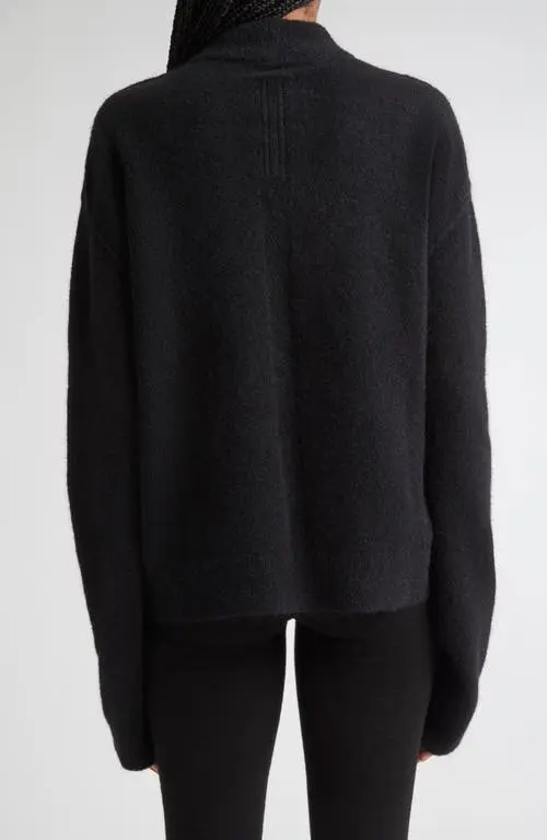 Rick Owens Tommy Alpaca & Wool Blend Sweater - Black