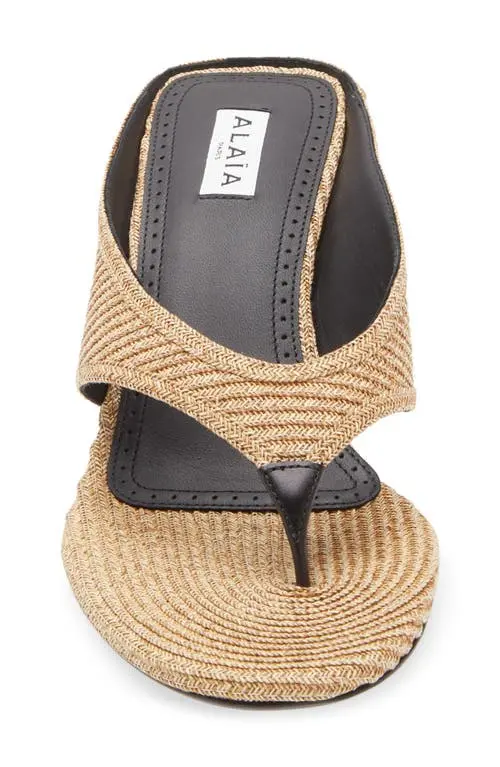 Alaïa Cube Wedge Sandal