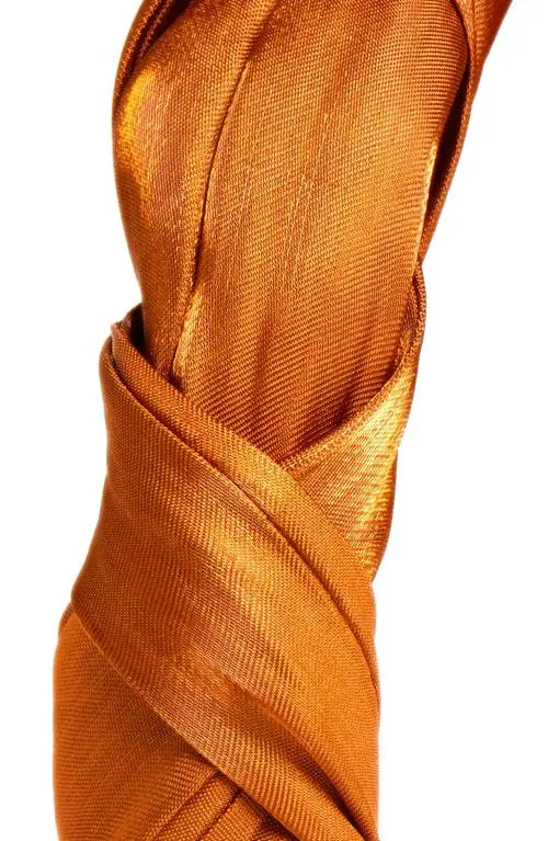 Tasha Satin Wrap Headband - Copper