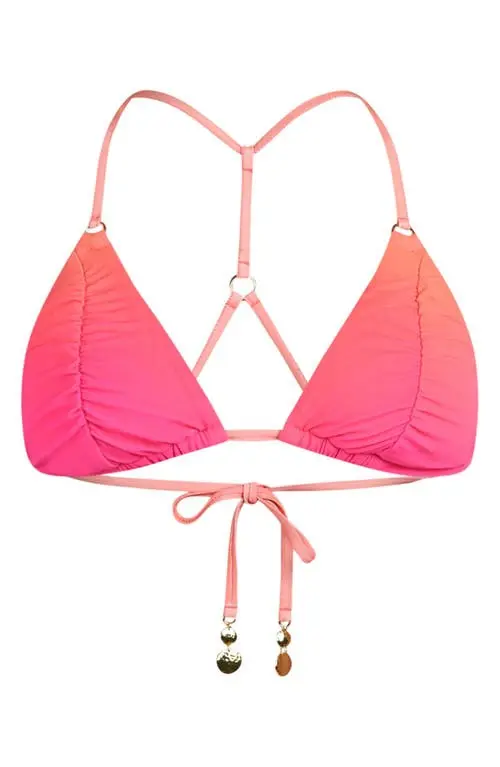 SUNSHINE 79 Ombré Illusions Ruched Triangle Bikini Top