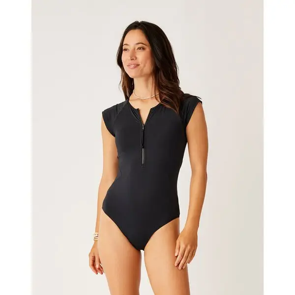 Carve Designs All Day One Piece Tall - Black
