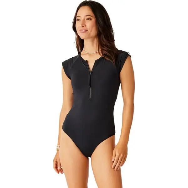 Carve Designs All Day One Piece Tall - Black