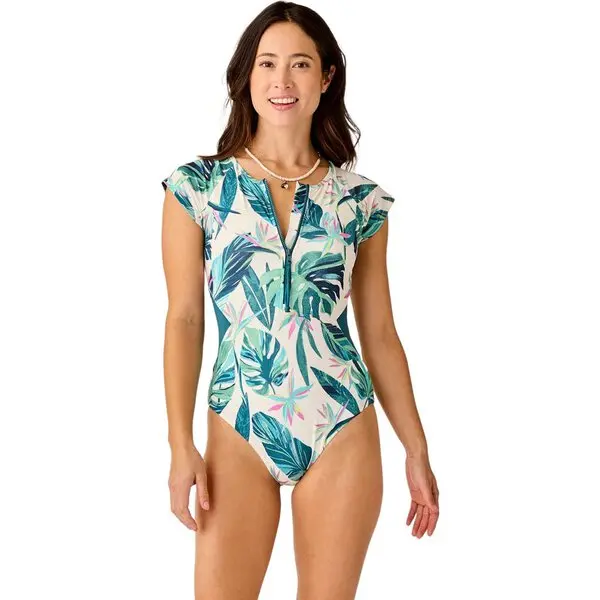 Carve Designs All Day One Piece Tall - Palmetto W. Nightdive