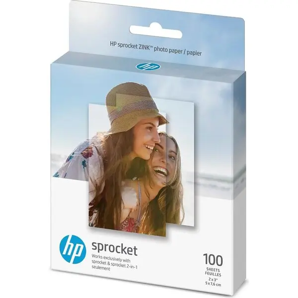 HP Sprocket Zink Photo Paper 2x3 - White