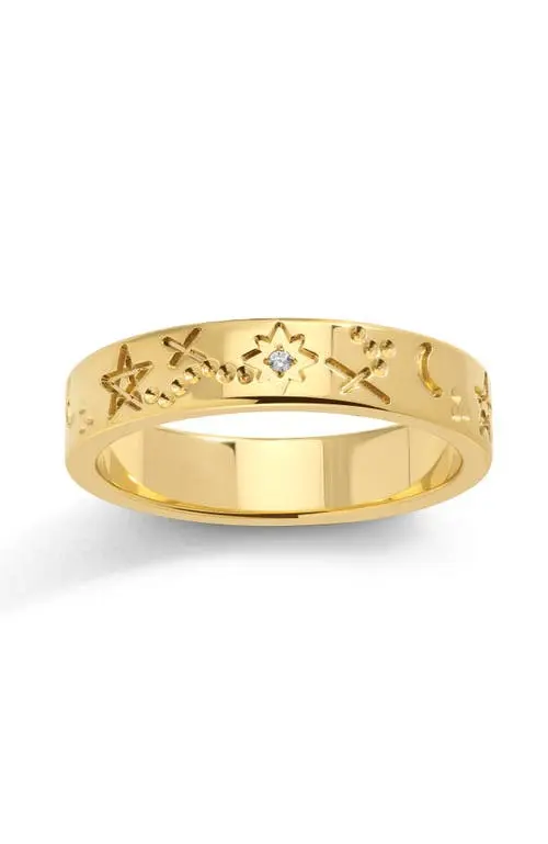 MAZIN JEWELS Vega Band Ring - Gold