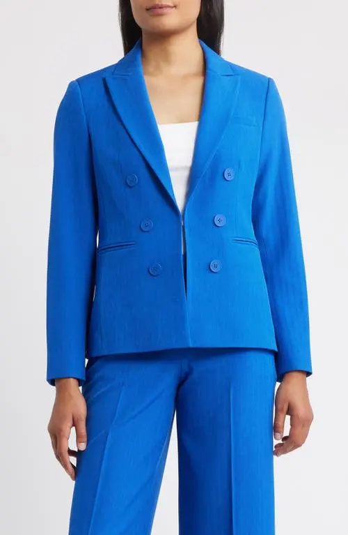 TAHARI ASL Double-breasted Jacket - New Royal
