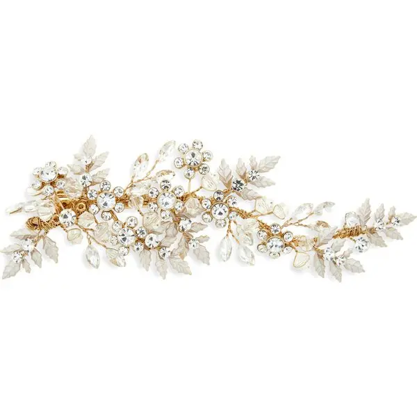 Brides & Hairpins Miron Crystal Hair Clip - Gold