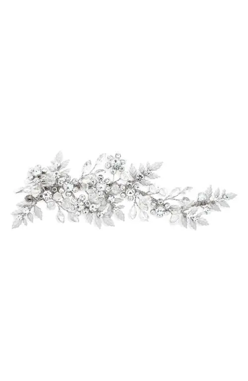 Brides & Hairpins Miron Crystal Hair Clip - Silver