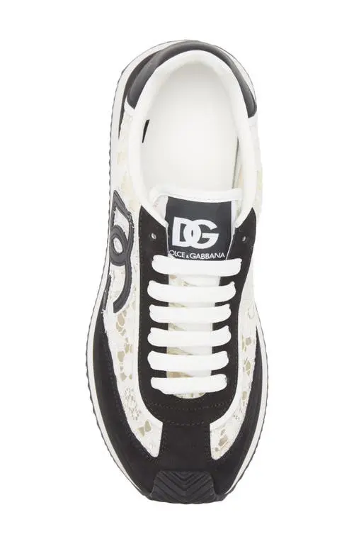 Dolce & Gabbana Aria Logo Lace Sneakers