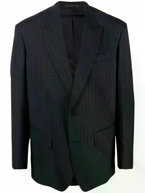 Valentino Garavani Monogram-jacquard Wool Jacket