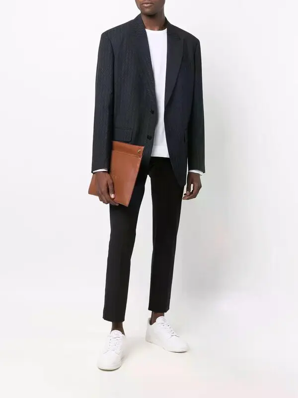 Valentino Garavani Monogram-jacquard Wool Jacket