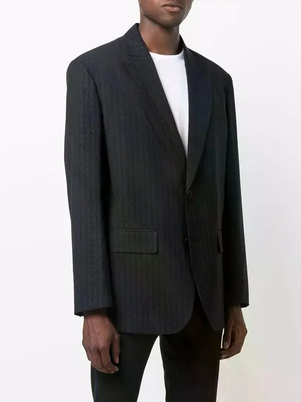Valentino Garavani Monogram-jacquard Wool Jacket