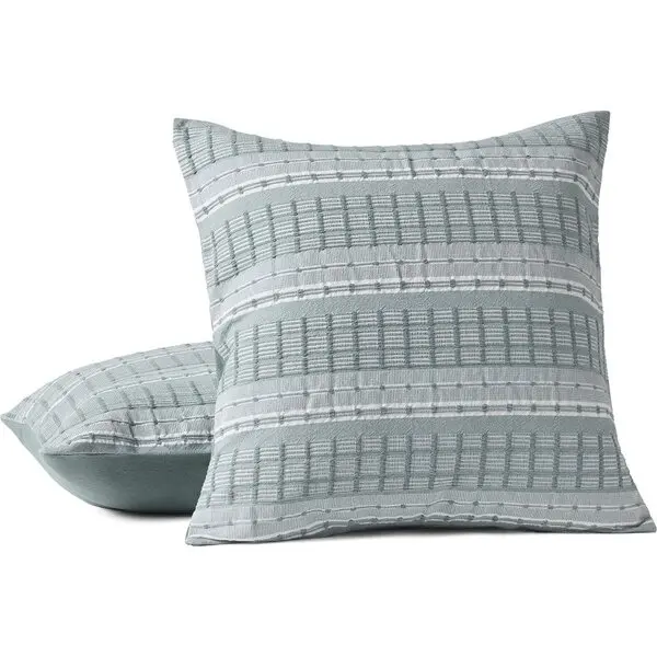 COYUCHI Sea Ridge Accent Pillow Cover - Lagoon