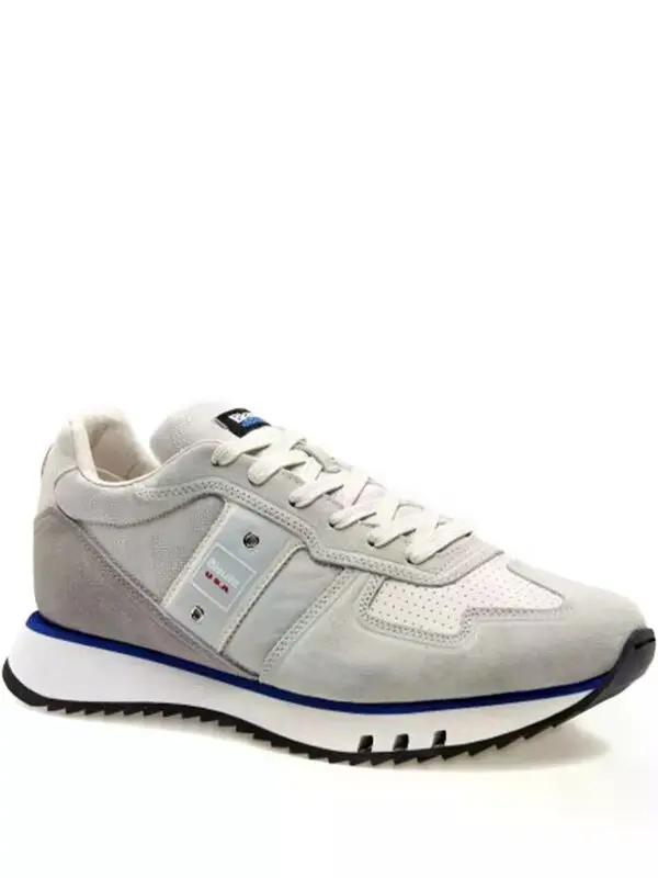 BLAUER. Panelled Sneakers - Grey