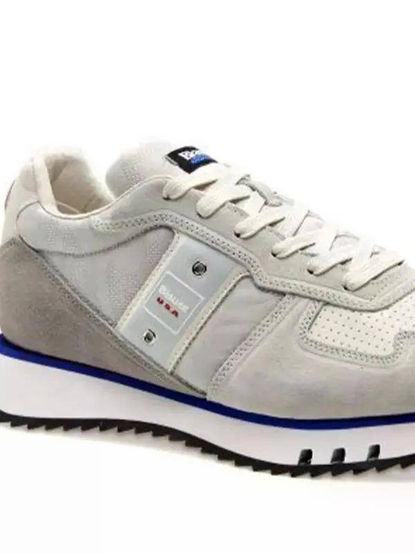 BLAUER. Panelled Sneakers - Grey