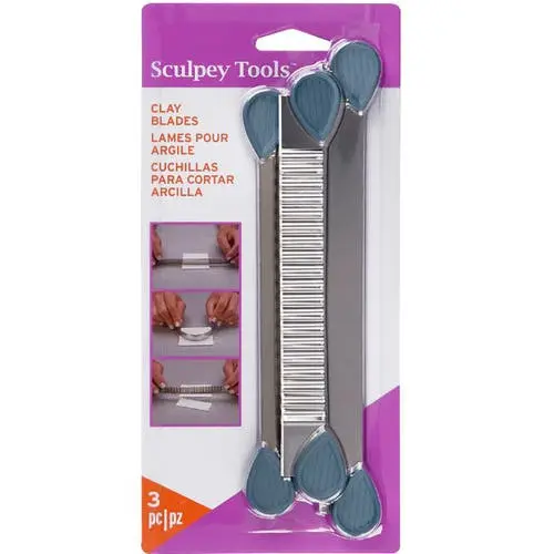 SCULPEY Clay Blades Set Of 3 - Silver